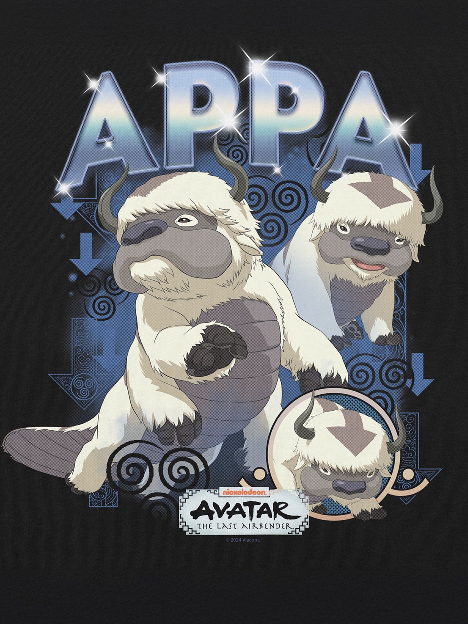 Avatar De Laatste Airbender Appa Achtergrond