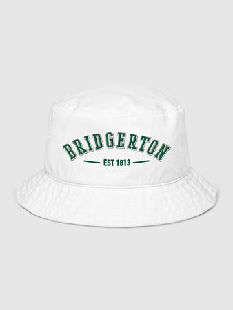 Bridgerton Varsity Embroidered Bucket Hat | Netflix Shop