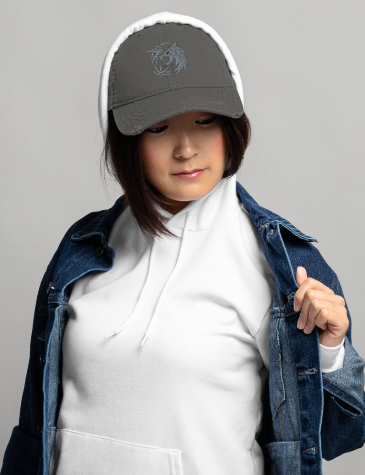 The Witcher Distressed Dad Hat – Netflix Shop