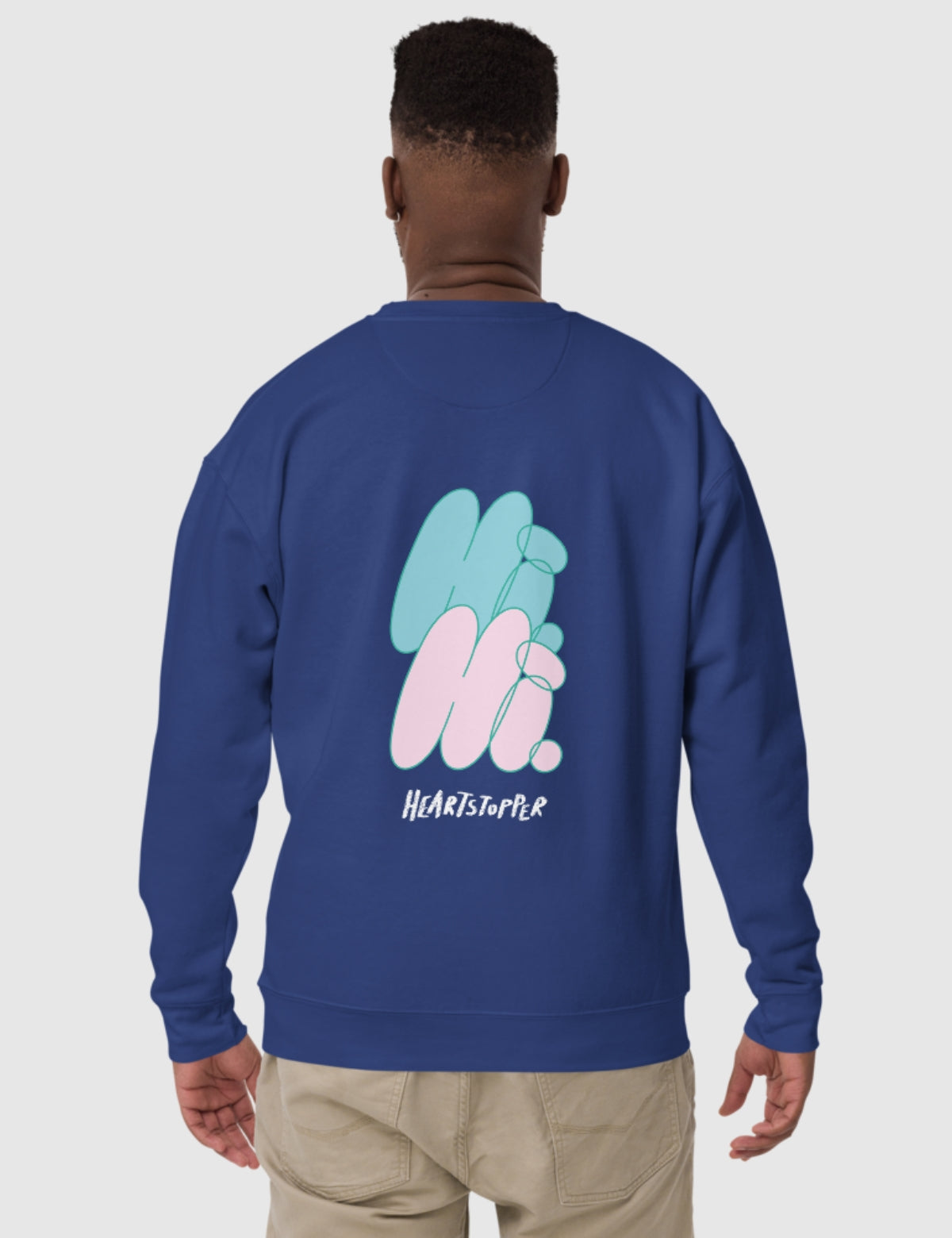 Heartstopper Unisex Premium Sweatshirt [Royal Blue] | Netflix Shop