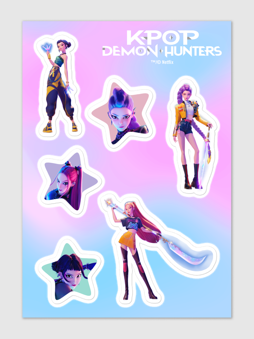 Demon Hunter Sticker KPDH | Kpop Demon Hunters | Huntrix Saja Boys ...