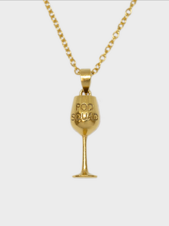 Love is Blind Pod Squad Golden Goblet Necklace – Netflix Shop