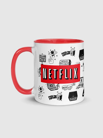 Netflix Vintage Logo Two-Tone Mug – Netflix Shop