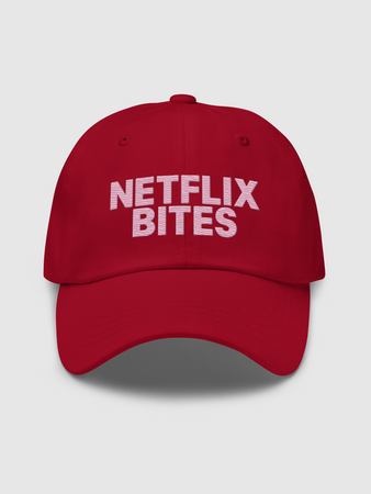 Netflix Bites Exclusive Dad Hat [Red] – Netflix Shop