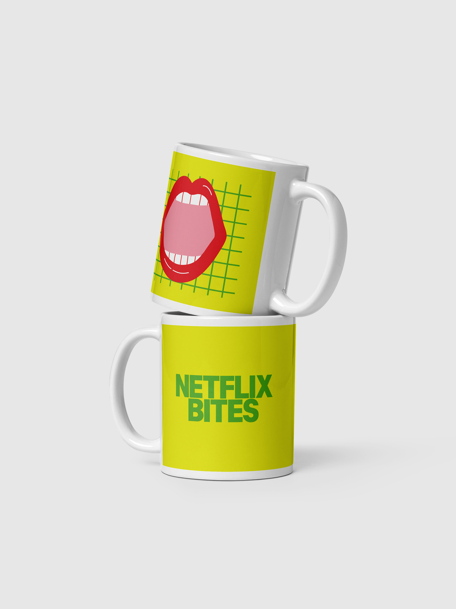 Netflix Bites Exclusive Glossy Mug - Take A Bite – Netflix Shop