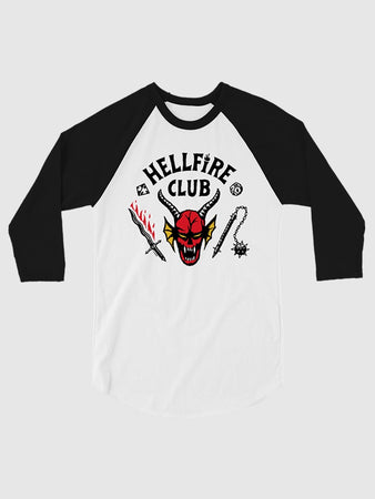 Stranger Things Geeked Week '24 Hellfire Club Raglan Shirt – Netflix Shop