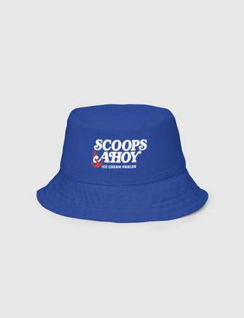 Scoops Ahoy Reversible Anchor Bucket Hat | Netflix Shop