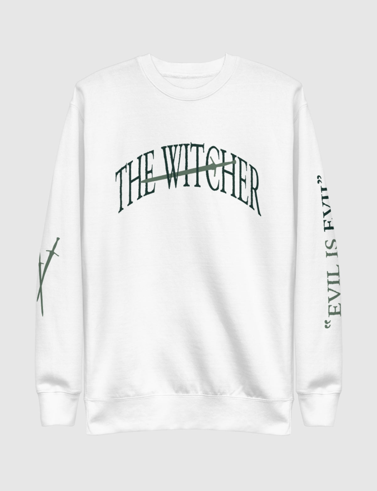 The Witcher Unisex Sweatshirt - Evil is Evil | Netflix Shop