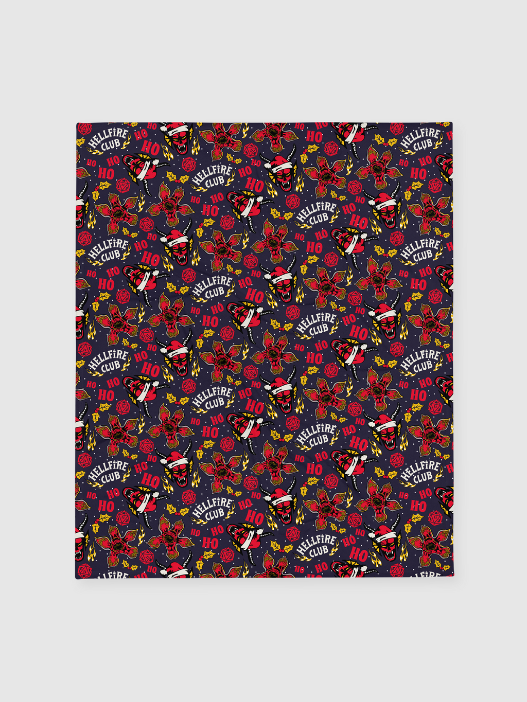 Stranger Things Hellfire Club Throw Blanket | Netflix Shop