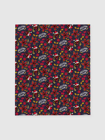 Stranger Things Hellfire Club Throw Blanket | Netflix Shop