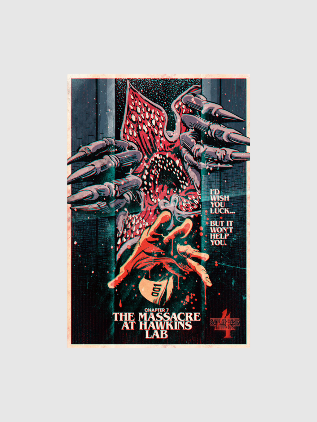 Stranger Things Butcher Billy Poster | Netflix Shop