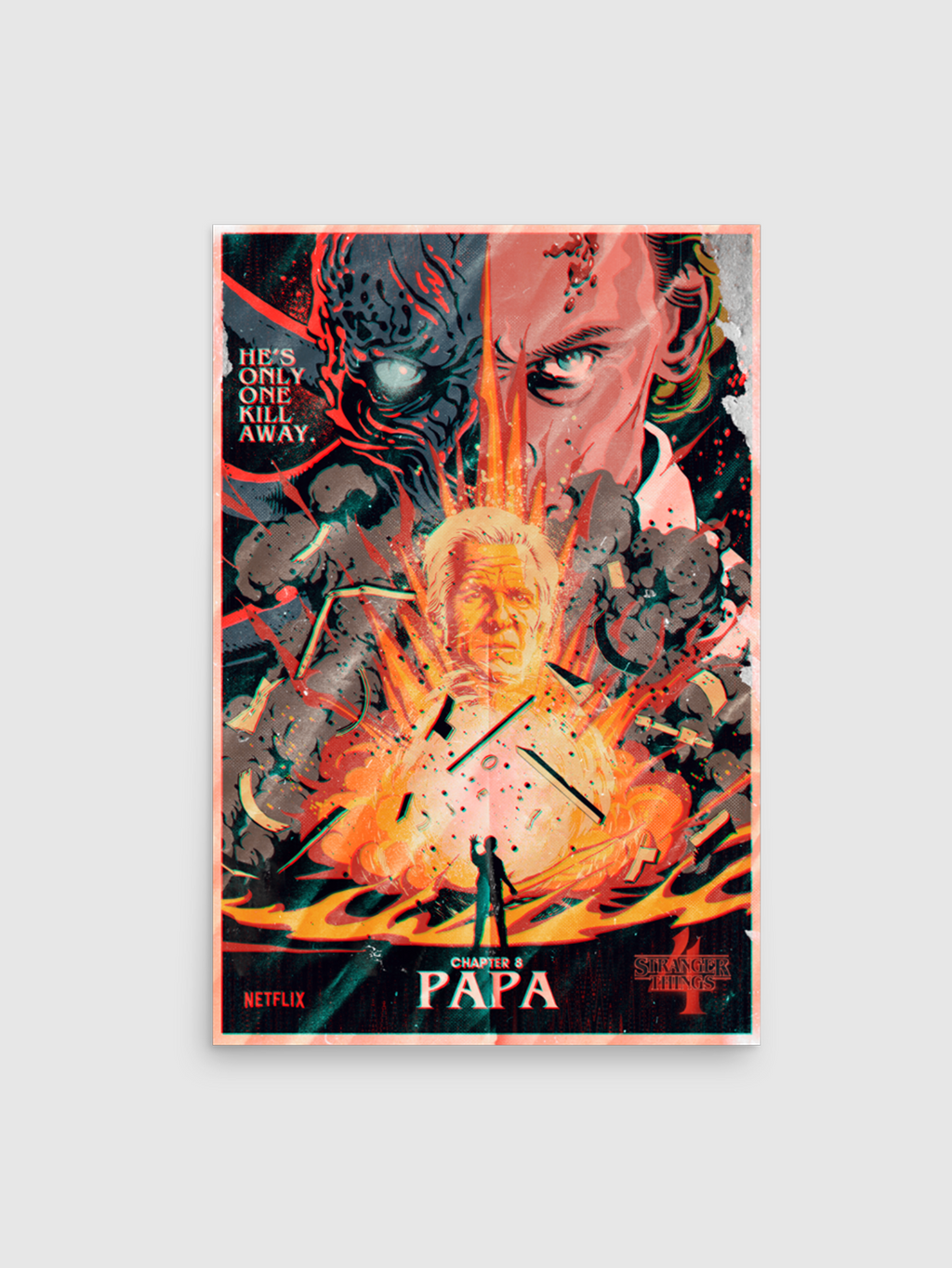 Stranger Things x Butcher Billy Papa Poster [24x36] – Netflix Shop
