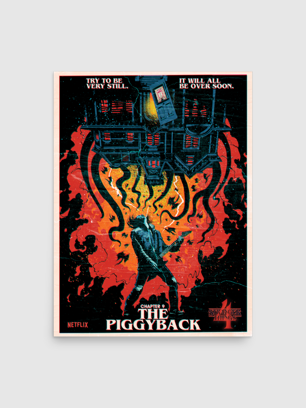 Stranger Things x Butcher Billy The Piggyback Poster [18x24] – Netflix Shop